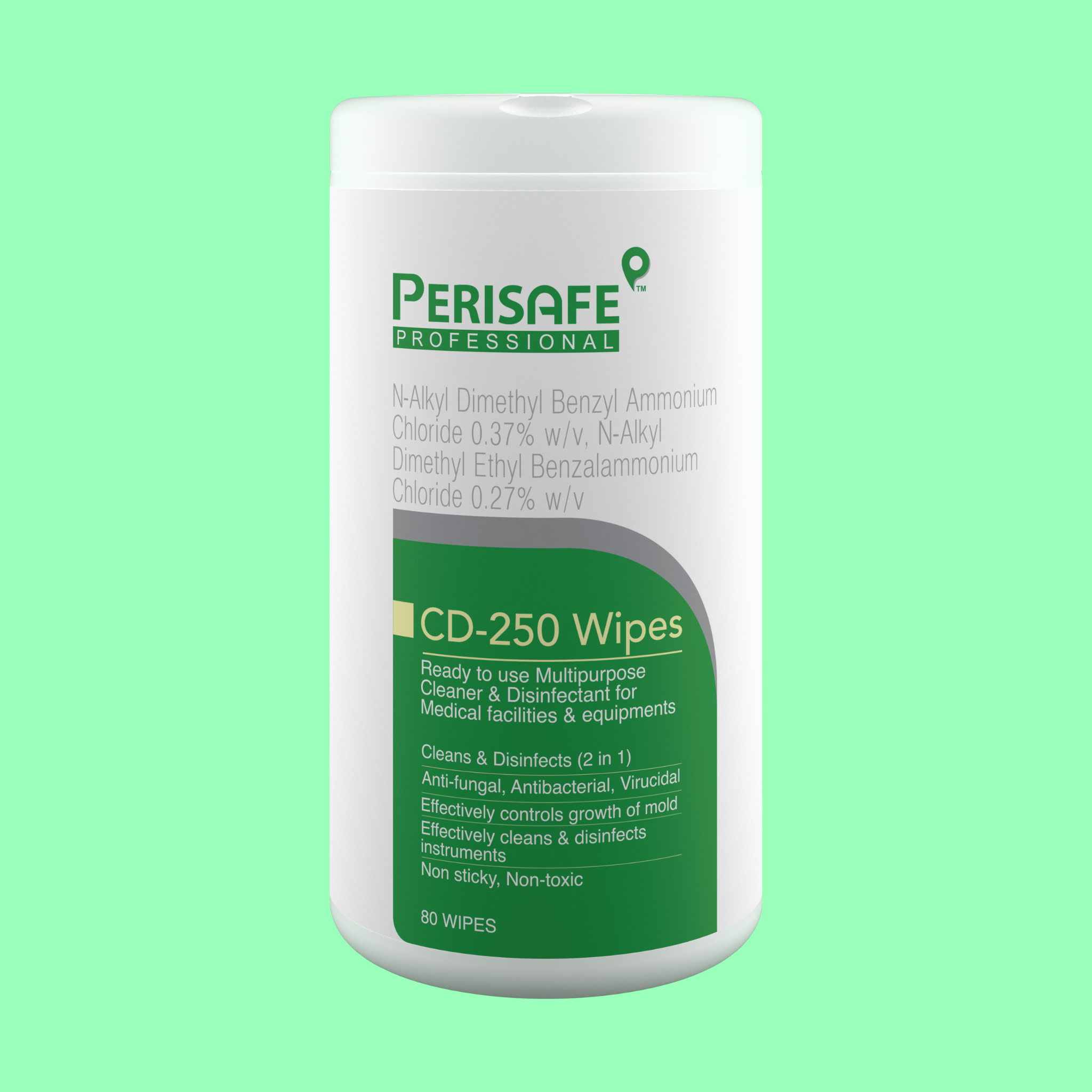 Perisafe Professional CD-250 Ready to use Cleaner & Disinfectant Wet W